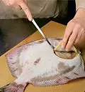 Stock Foto Cooking recipe: cutting fish on fillet, step №4