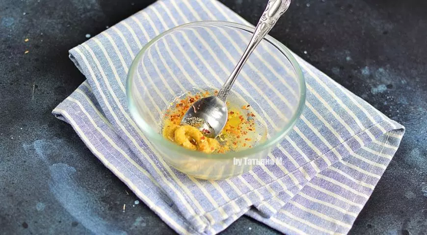 Receptų nuotrauka: runkelių salotos su oranžine ir sūriu, žingsnis numeris 1