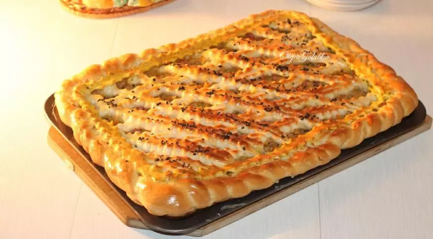 bake pie ກັບກະລໍ່າປີແລະ ham