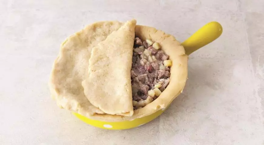 Foto af forberedelsen af ​​opskriften: Pie med lam, trin nummer 5