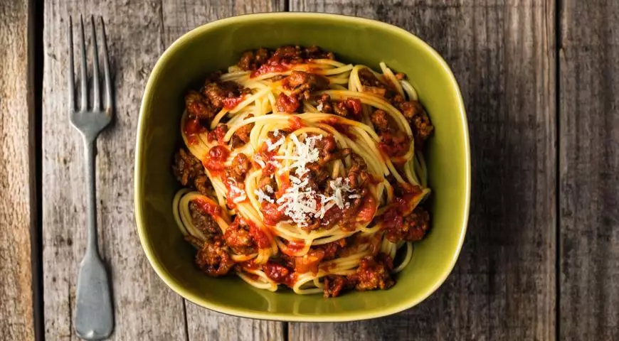 Spaghetti Bolognese.