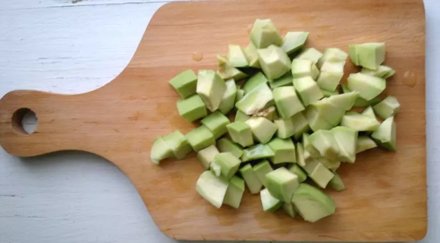 Stock Foto Kachen Rezept: Vitamin Salat, Schrëtt 4