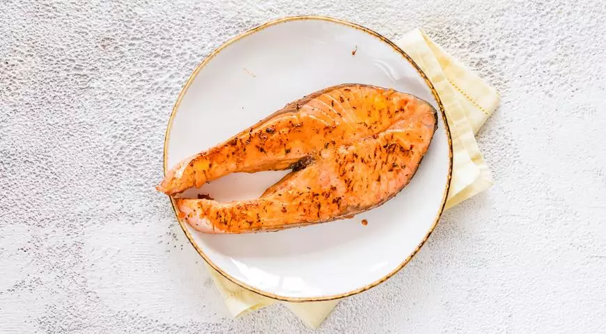 Salmon steak