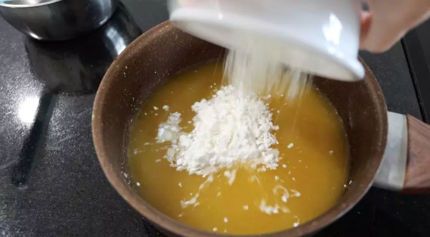 Foto matlagning Recept: Orange efterrätt av 3 ingredienser, steg nr 1