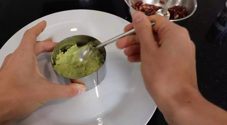 Resep masak poto: TOTPAR TARTAR sareng Avocado - Thack Lauk anu saé 10 menit, Léngkah No. 3