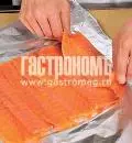 Setšoantšo sa Recipe: Salmon le Cheese Row, Mohato oa 3