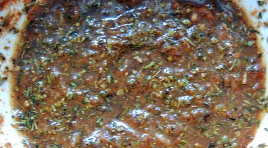 Ua noj marinade rau nqaij qaib kebab