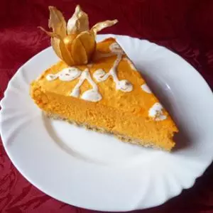 Pumpkin Cheesecake på gelatine, trin-for-trin opskrift med fotos