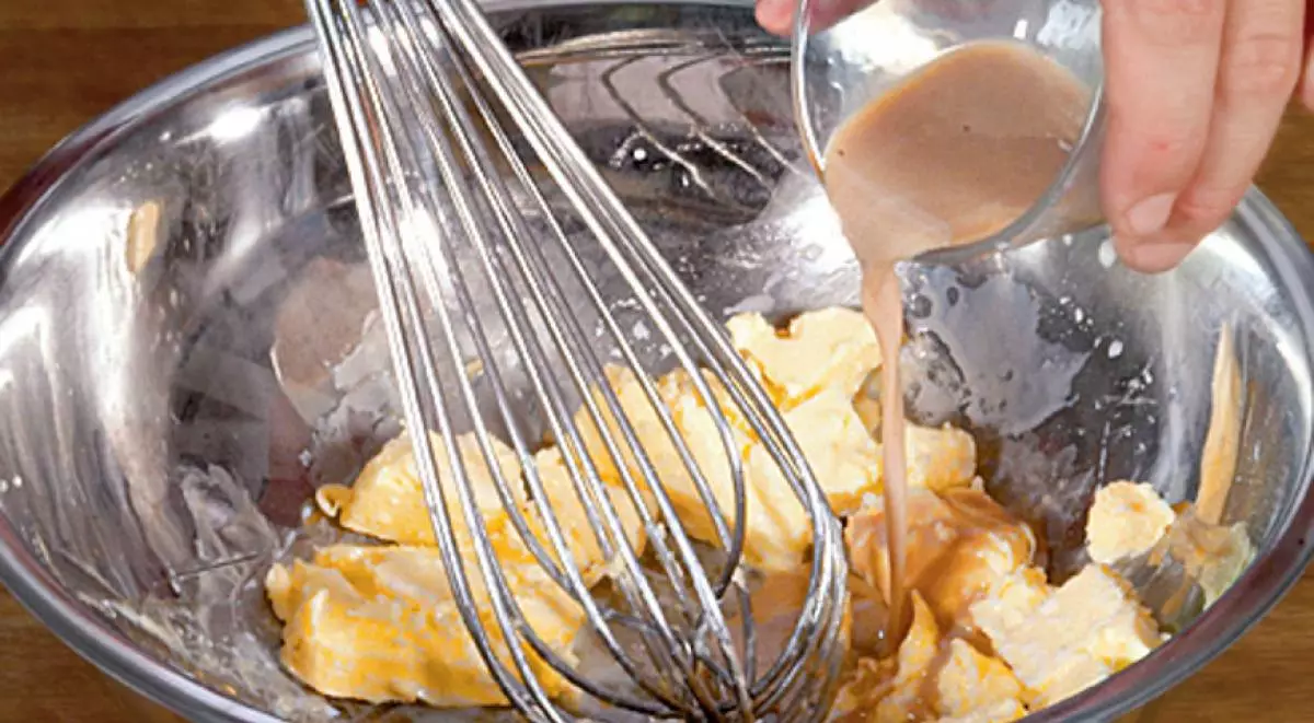 Stock Foto Recette de cuisson: gâteau esterhazi, étape numéro 7