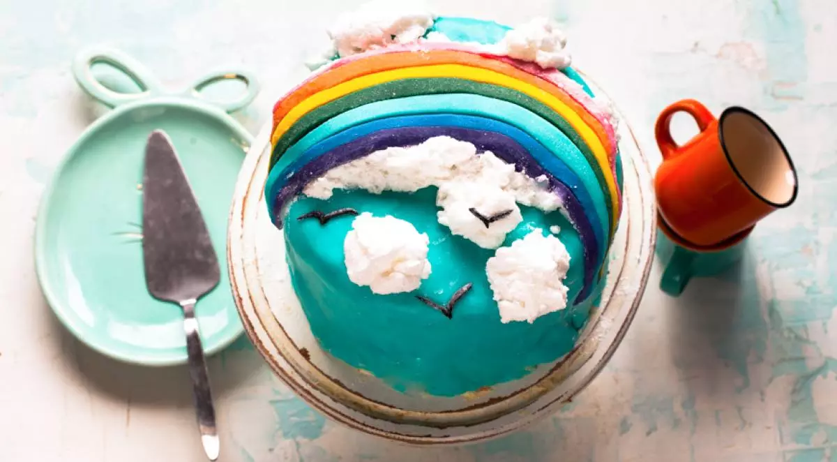 Kue Rainbow, Zart