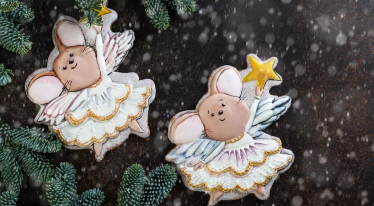 Giningroom.ru üzerinde Yeni Yıl için Zencefilli kurabiye adam veya kurabiye dekor fikirleri 11 10901_9