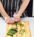 Stock fotó főzés recept: gyors sóoldat uborka piknik, lépés 2