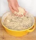 Fotografiranje receptom: smeđa riža šaserole s špinatom i fetom, korak br. 3