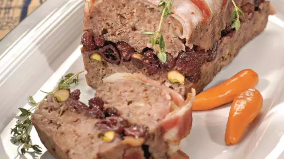 Terrine från anka och fläsk, steg-för-steg recept med foton