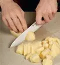Receita de cozimento de fotos: suflê de batata com queijo, passo n º 1