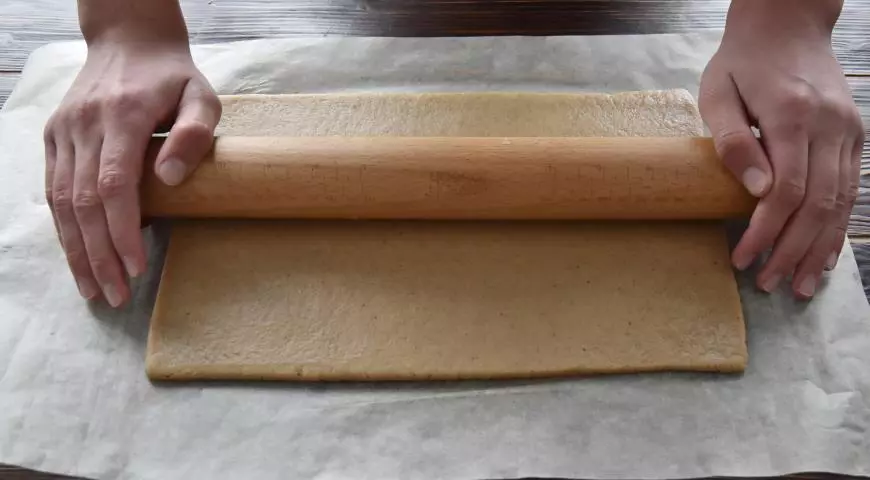 Stock Foto Cooking recipe: elf bread lembas, step number 8