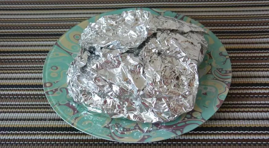 Foto masak foto: Iwak ing foil, langkah nomer 4