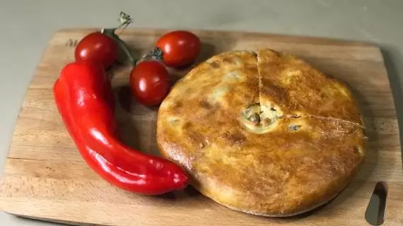 KUBDARI (CARGO. კუბდკუბდრრ). Vleis Pie Georgiese, stap-vir-stap resep met foto's