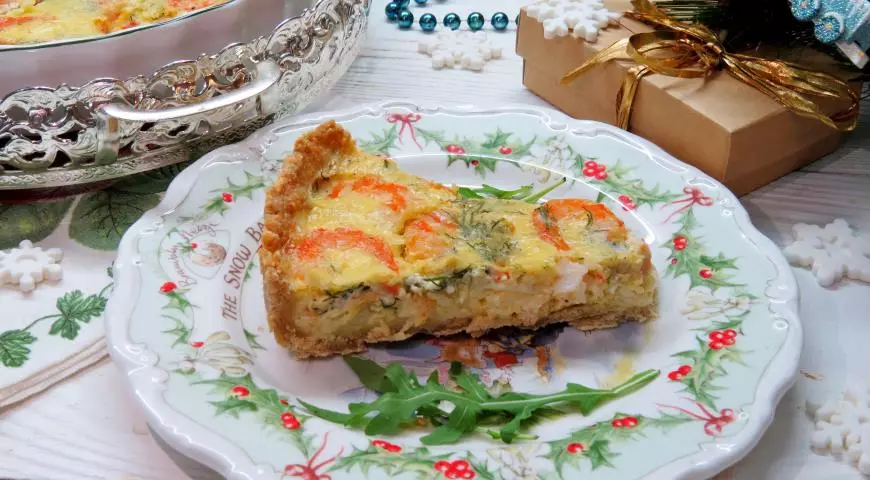 Bolo de queijo com camarão