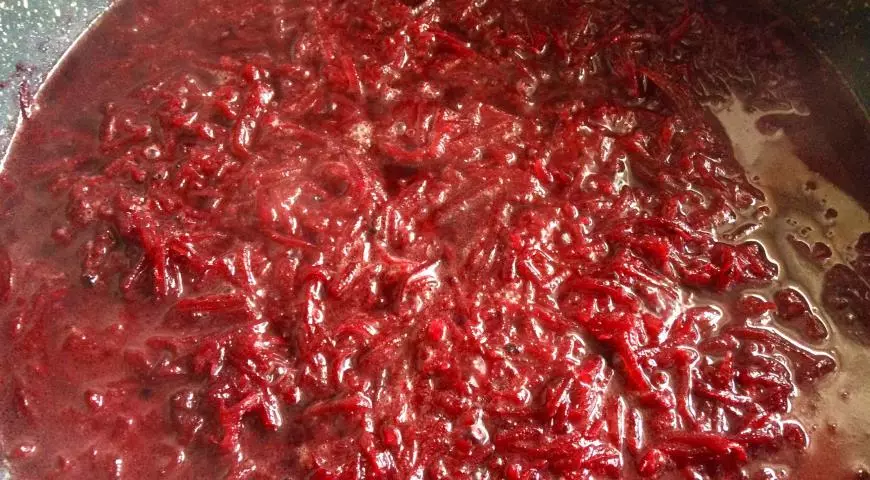 Ata kuka Recipe: Aiga Borsch i luga o moa moa, Laasaga E 9