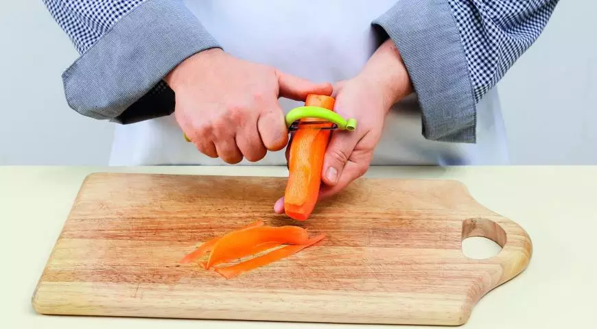 Foto Ricetta di cottura: insalata di verdure con riso integrale, gradino numero 3