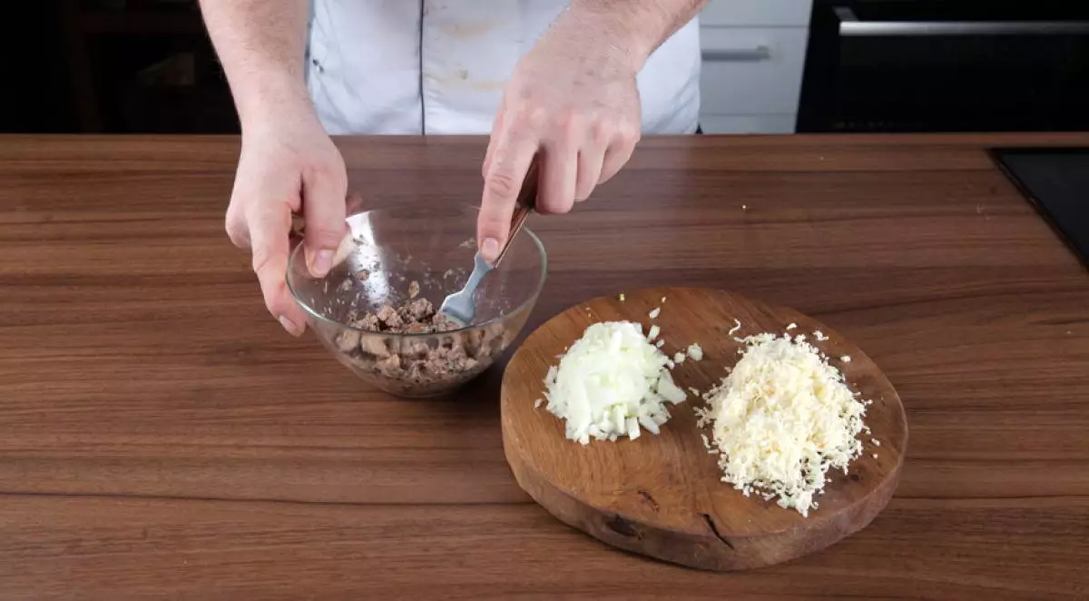 Insalata di mimosa con riso, porro per insalata cleanse