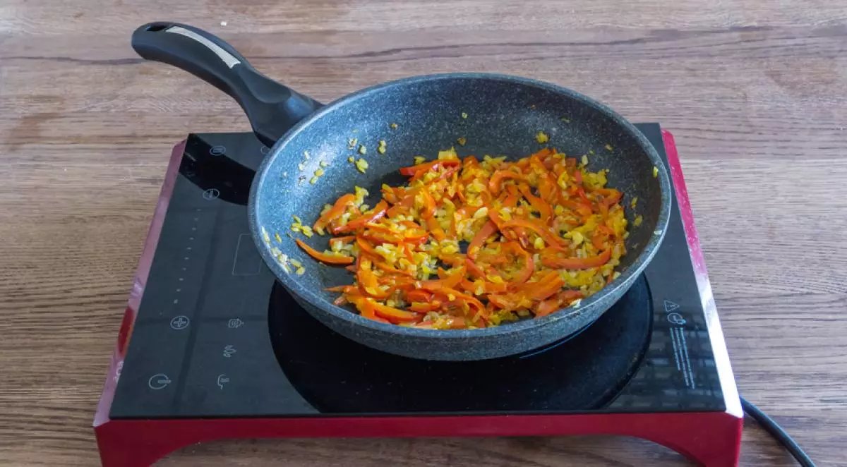 Receita de cociña fotográfica: ensalada de repolo picante, paso número 3