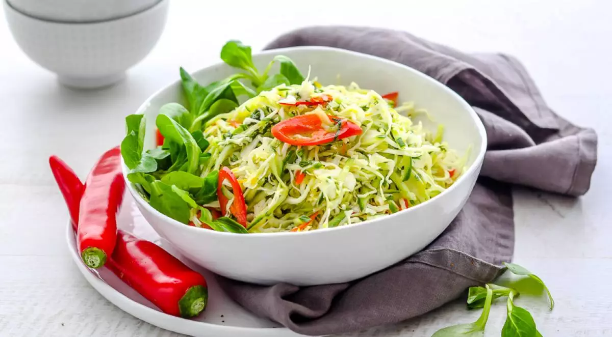 Gobis-timun salad karo mint