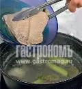 Stock Foto Cooking Recipe: Soup na may maasim na repolyo, numero ng hakbang 1