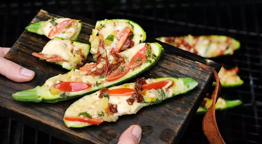 Cheese yuzuye Zucchini