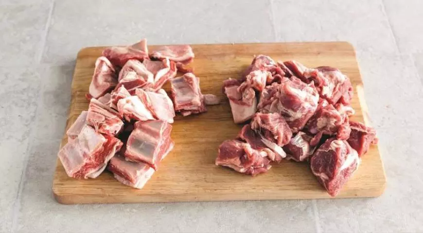 |免版税照片烹饪食谱：羊肉炖，步骤编号1