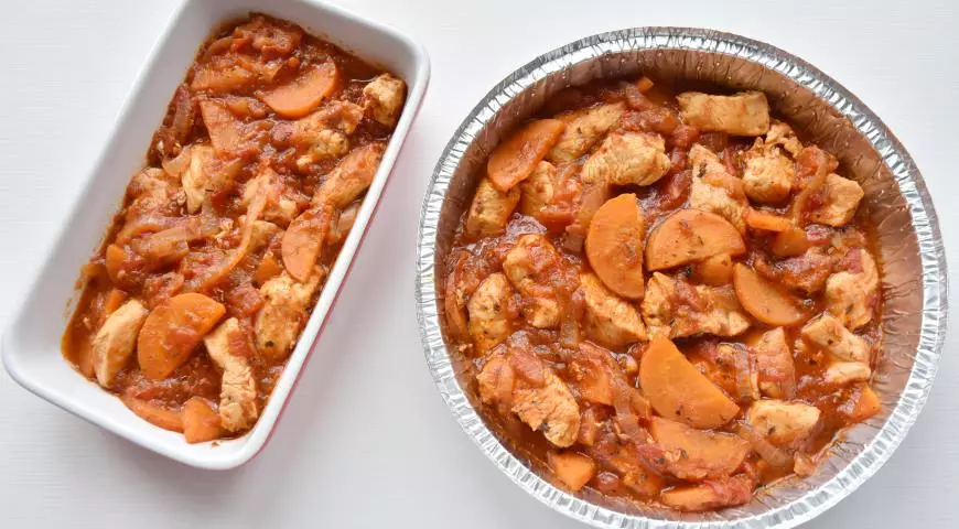 Stock Foto Matlagning Recept: Kobler med kalkon kött, steg №14