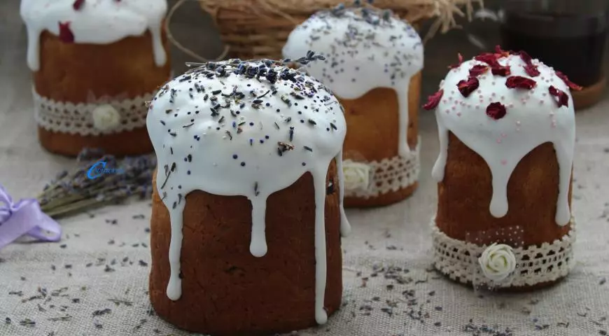 Fénykép egy receptkészítés: levendula haldokló sütemények, №15