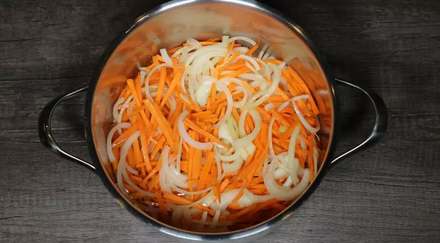Foto di ricetta di cottura: la sporgenza da zucchine e peperoni per campana, numero 3