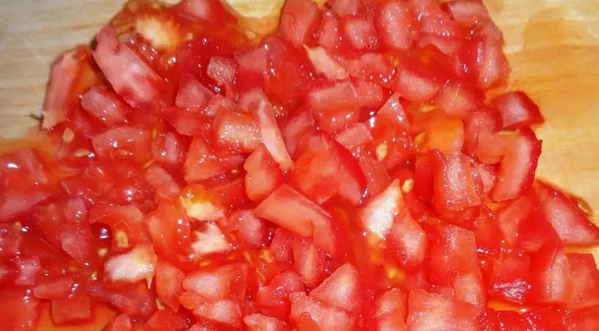 Foto de stock Receita de cocción: pasta bolognese, paso número 3