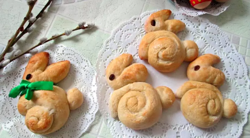 Preparando protuberancias de Pascua