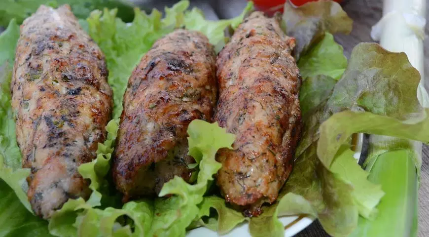 শুয়োরের মাংস lulle-kebab
