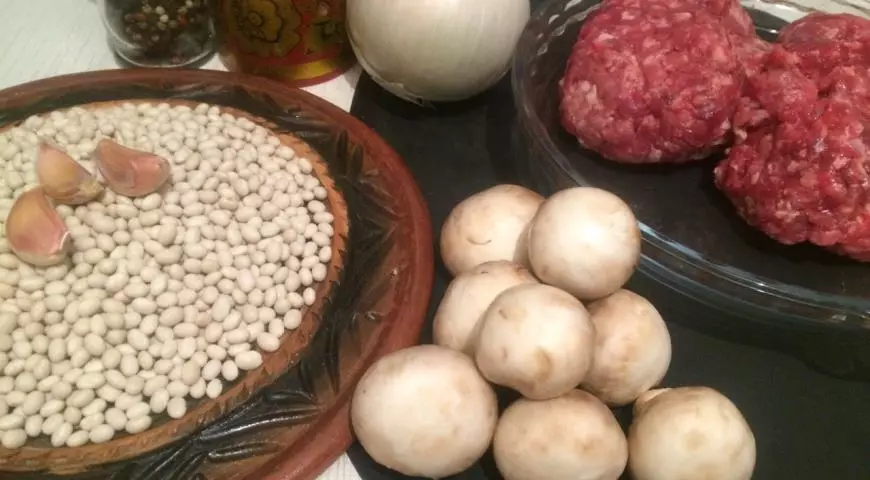 Beyaz fasulye ile köfte pişirme ürünleri