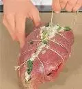 Foto příprava receptura: pečené hovězí maso z florentinu v troubě, kroku číslo 5