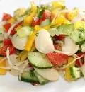 Vitamin sòs salad ak pwa pare