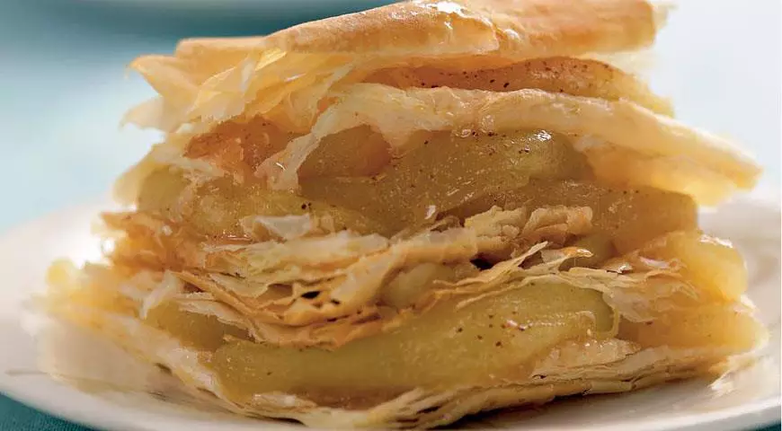 Apple Napoleón con canela