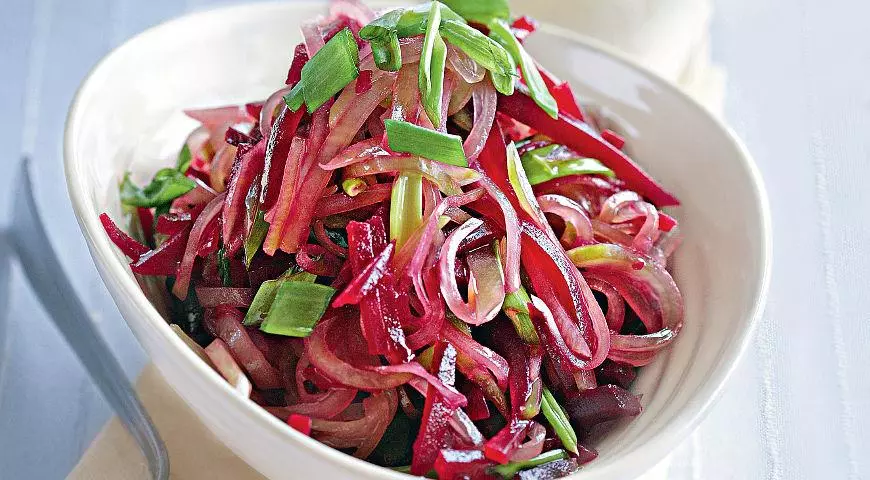 Beet ug radish salad sa Tatar