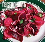 Salada rosa, receita passo a passo com fotos