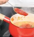 Fotografija recepta za kuhanje: juha od rajčice s plitkom pastom, korak №4