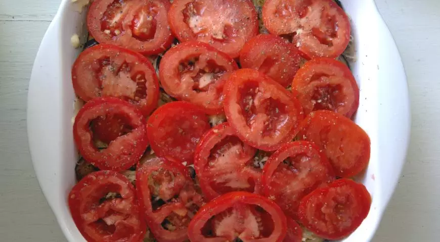 Resep memasak foto: casserole dari terong dan kentang muda, langkah nomor 9