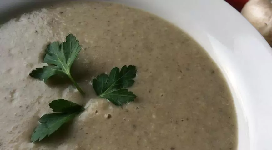 Recipe para sa Cream Soup Mushroom (Lean)