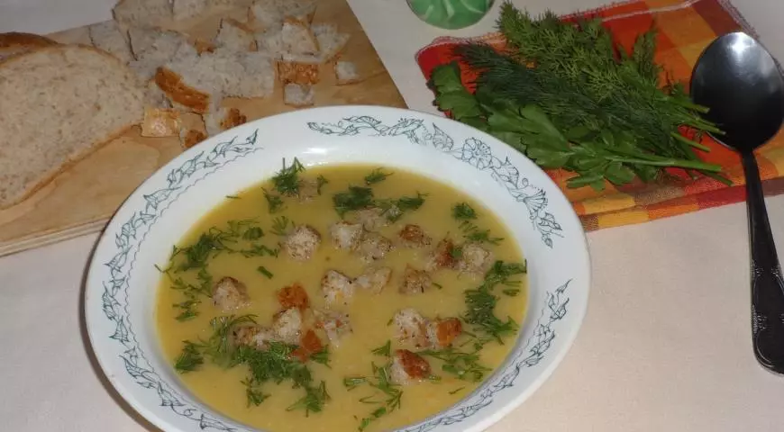 Sopa Gorokhovo-Vegetal con galletas