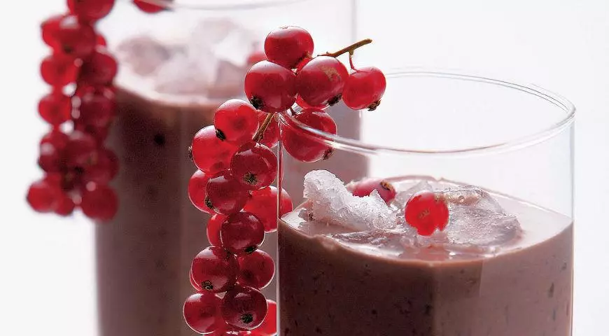 Chocolade-fruitmelk Shayk