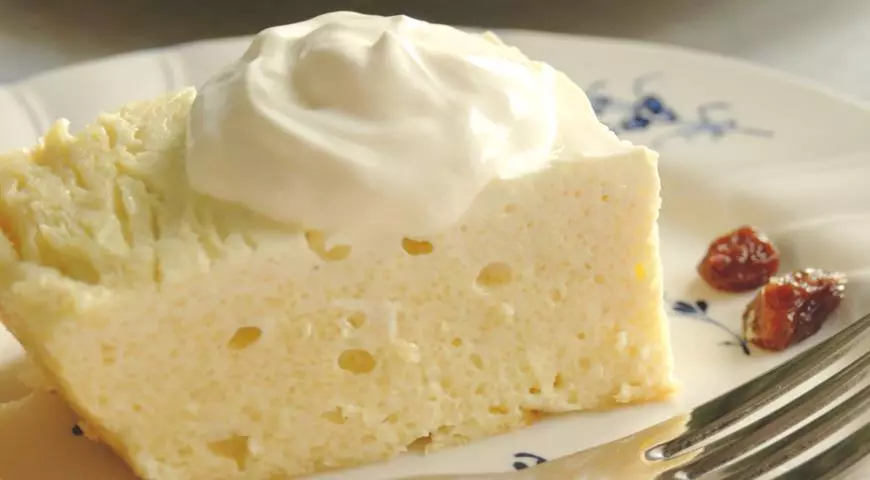 Curd Casserole ორი კვერცხი საწყისი Elena Bon