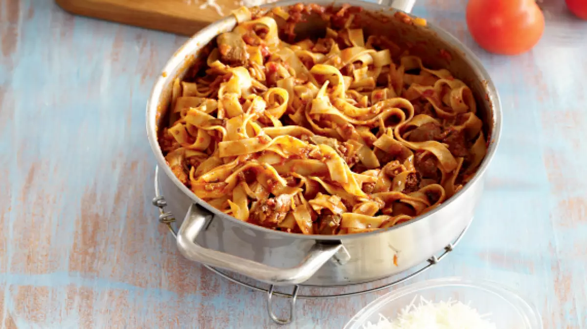 Fettucino Alla Romana, receta paso a paso con fotos